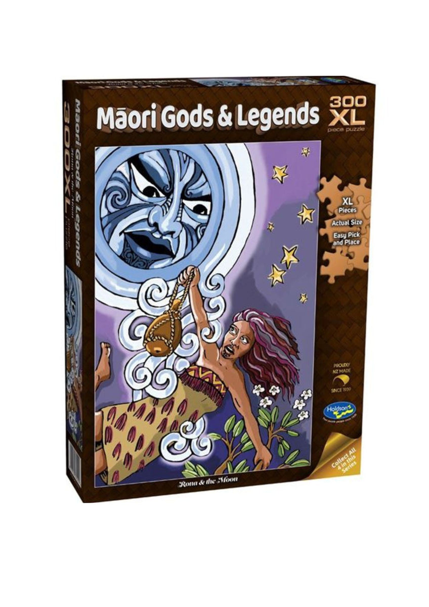 Maori Gods & Legends 'Rona & the Moon" 300 XL puzzle – Petronella's ...