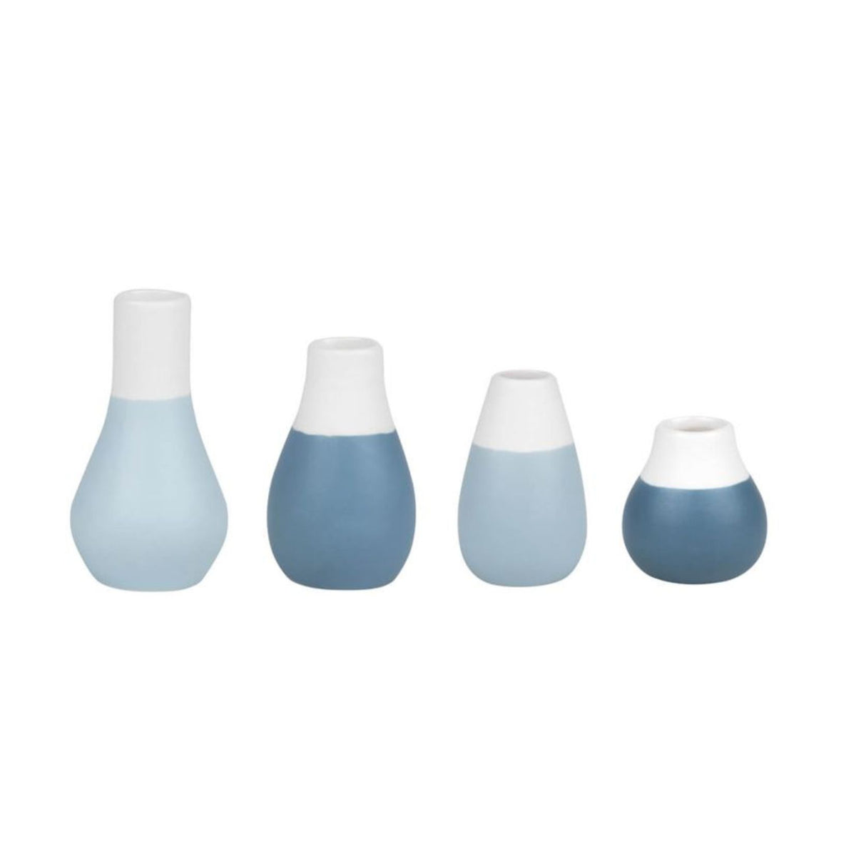 Mini Vases - Blue Pastel- Set of 4 - Rader – Petronella's Gallery and ...