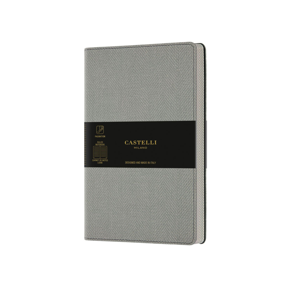Castelli Notebook A5 Ruled - Oyster Grey – Petronella's Gallery and ...