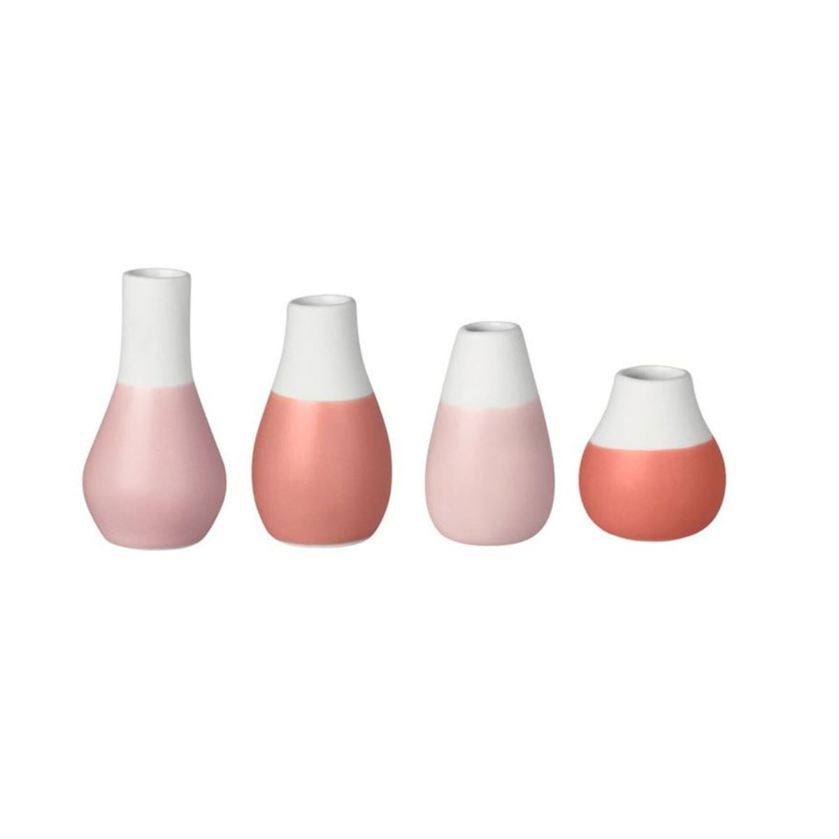 Mini Pastel Vases - Set of 4 - Pink – Petronella's Gallery and Bookstore