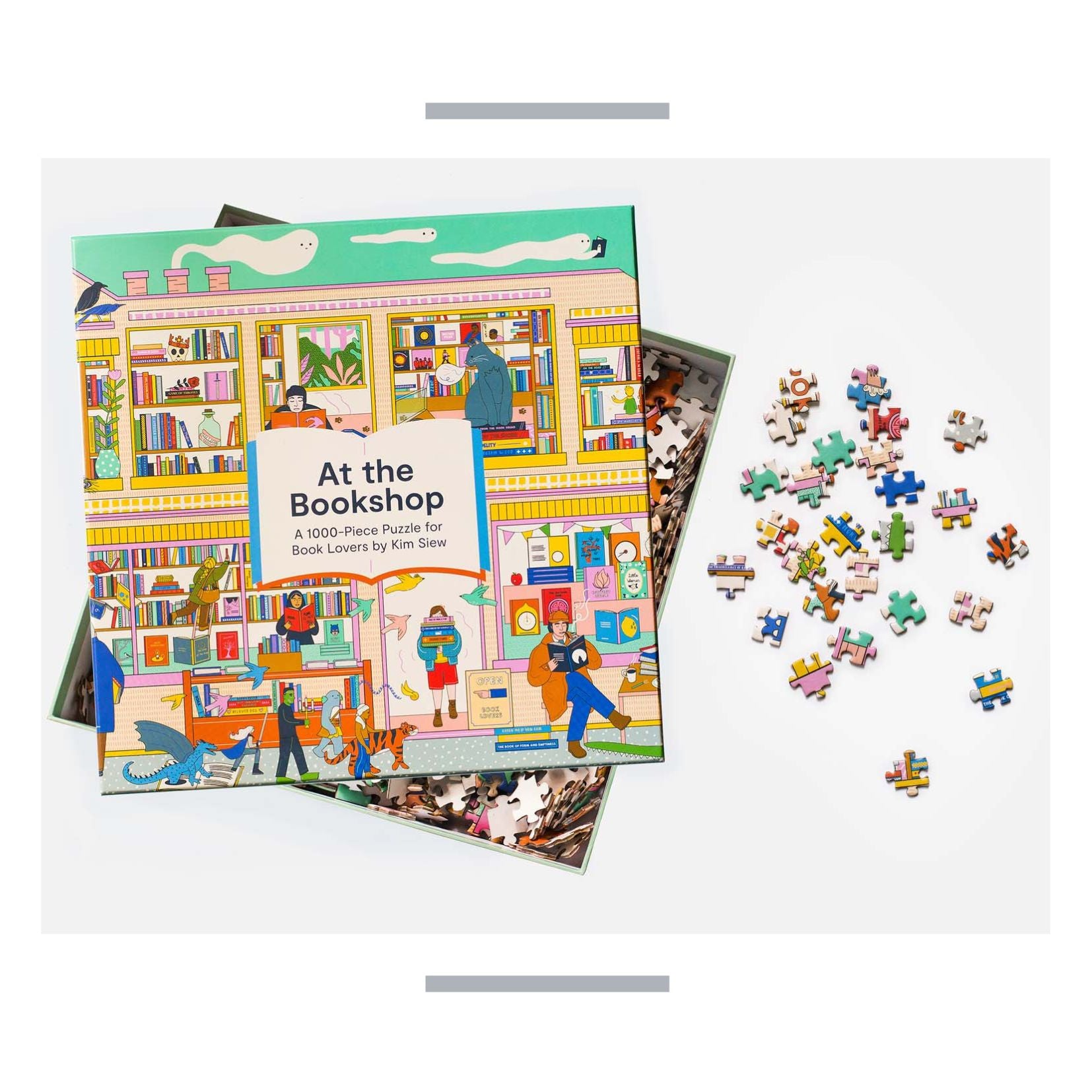 At the Bookshop Jigsaw 1000pc – Petronella's Gallery and Bookstore